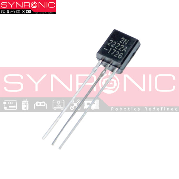 2n2222A Transistor Bipolar-NPN (Pack of 5 Pieces) – Synronic