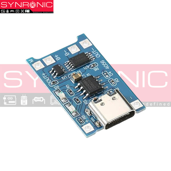 TP4056 Type C Li-Ion Charging Module – Synronic